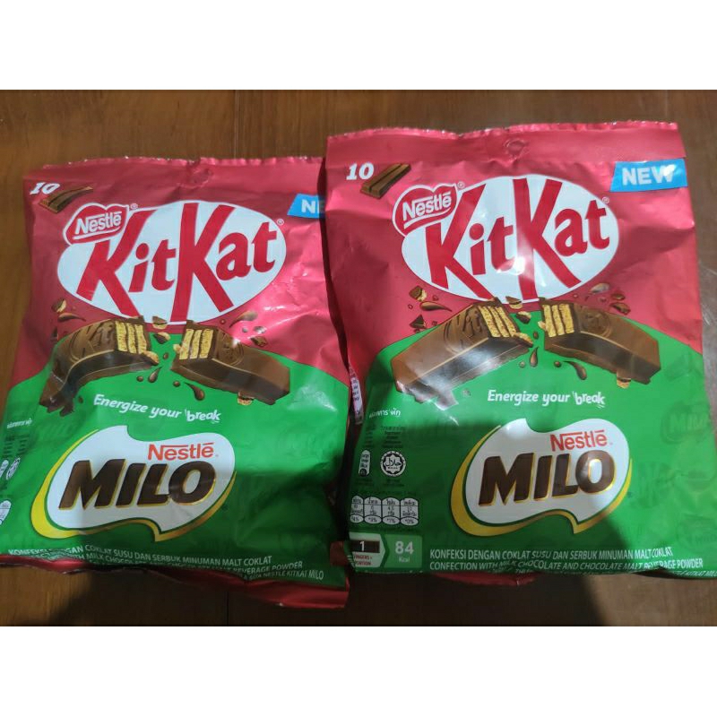 Jual kitkat milo limited edition original malaysia / kit Kat milo ...