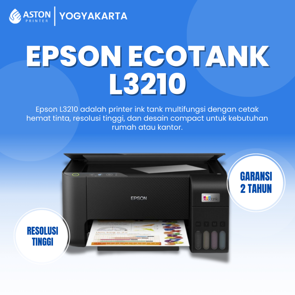 Jual Printer Epson L3210 All-in-One Ink Tank Print Scan Copy Garansi Resmi | Shopee Indonesia