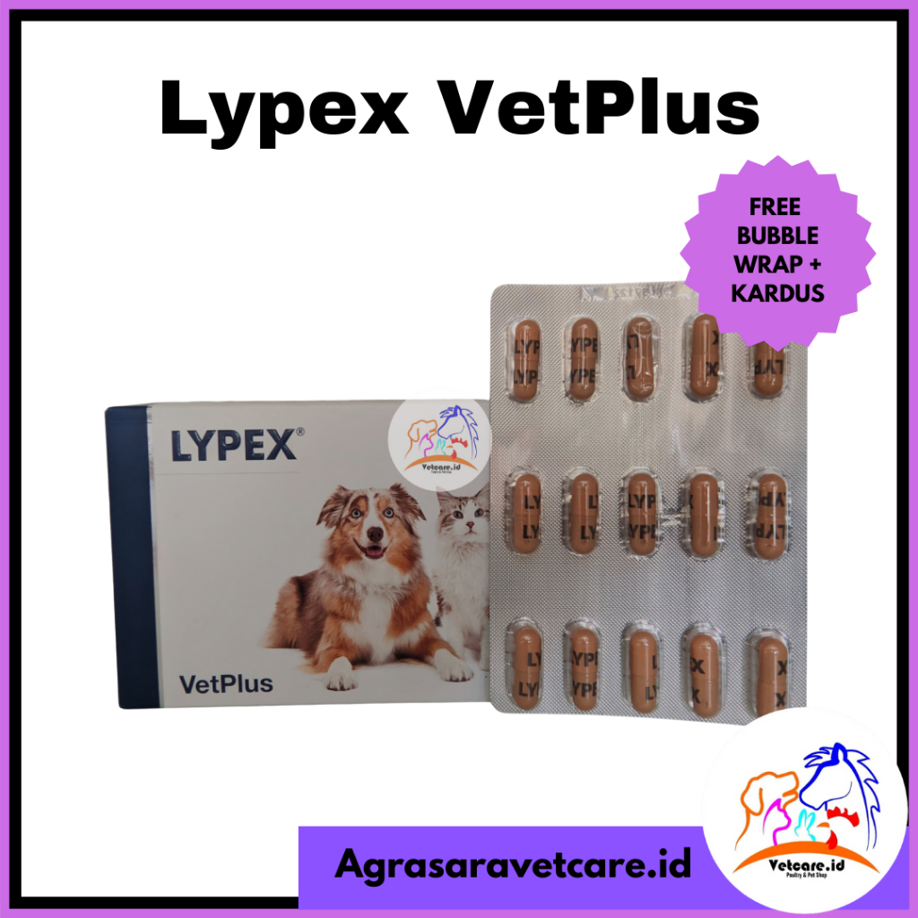 Jual LYPEX Vetplus 15 capsul- Enzim Anti Diare & Pencernaan untuk ...