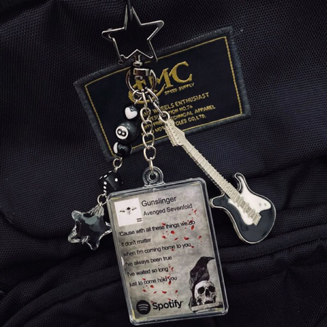 Jual KEYCHAIN LIRIK SPOTIFY AVENGED SEVENFOLD // GANTUNGAN KUNCI LIRIK ...