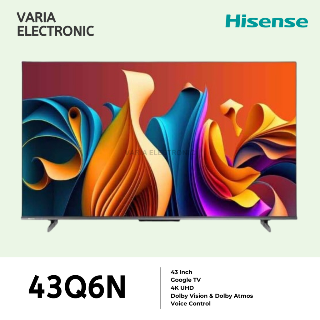 Jual LED TV Hisense 43 Inch 43Q6N 4K UHD Google TV | Shopee Indonesia