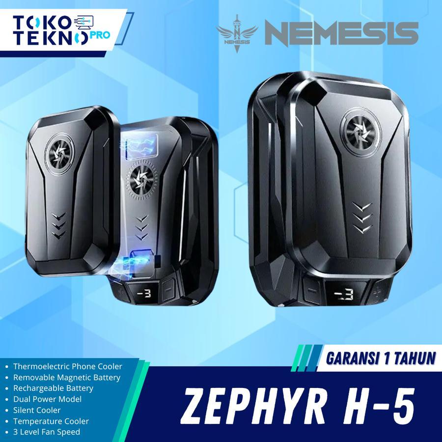 Jual NYK Nemesis Zephyr H5 / H-5 ThermoElectric Fan HP / Handphone Fan Cooler With Removable ...