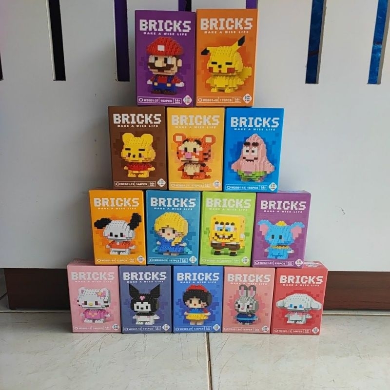 Jual LEGO BRICK MAKE A WISE LIFE KARAKTER | Shopee Indonesia
