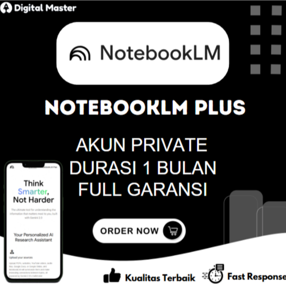 Jual NotebookLM Plus Premium 1 Bulan Private Resmi Full Garansi ...