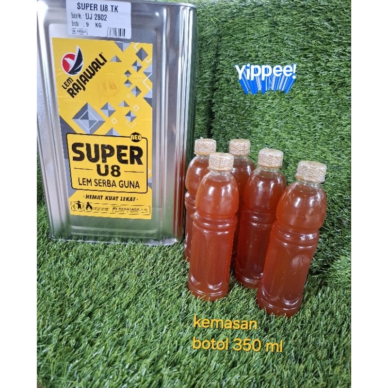 Jual Lem kuning botolan ecer /kemasan 350 ml /serba guna/ sepatu/kolam ...