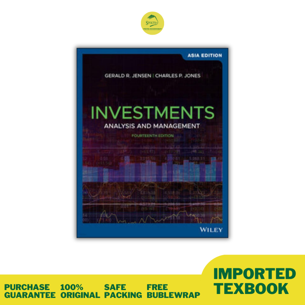 Jual Buku Investments Analysis and Management 14 Edition 9781119667568 ...