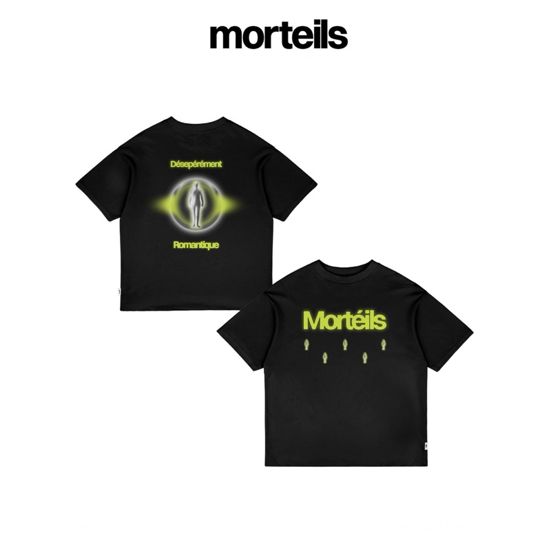 Jual MORTEILS - SIGNATURE OVERSIZED BOXY TEE BLACK | Shopee Indonesia