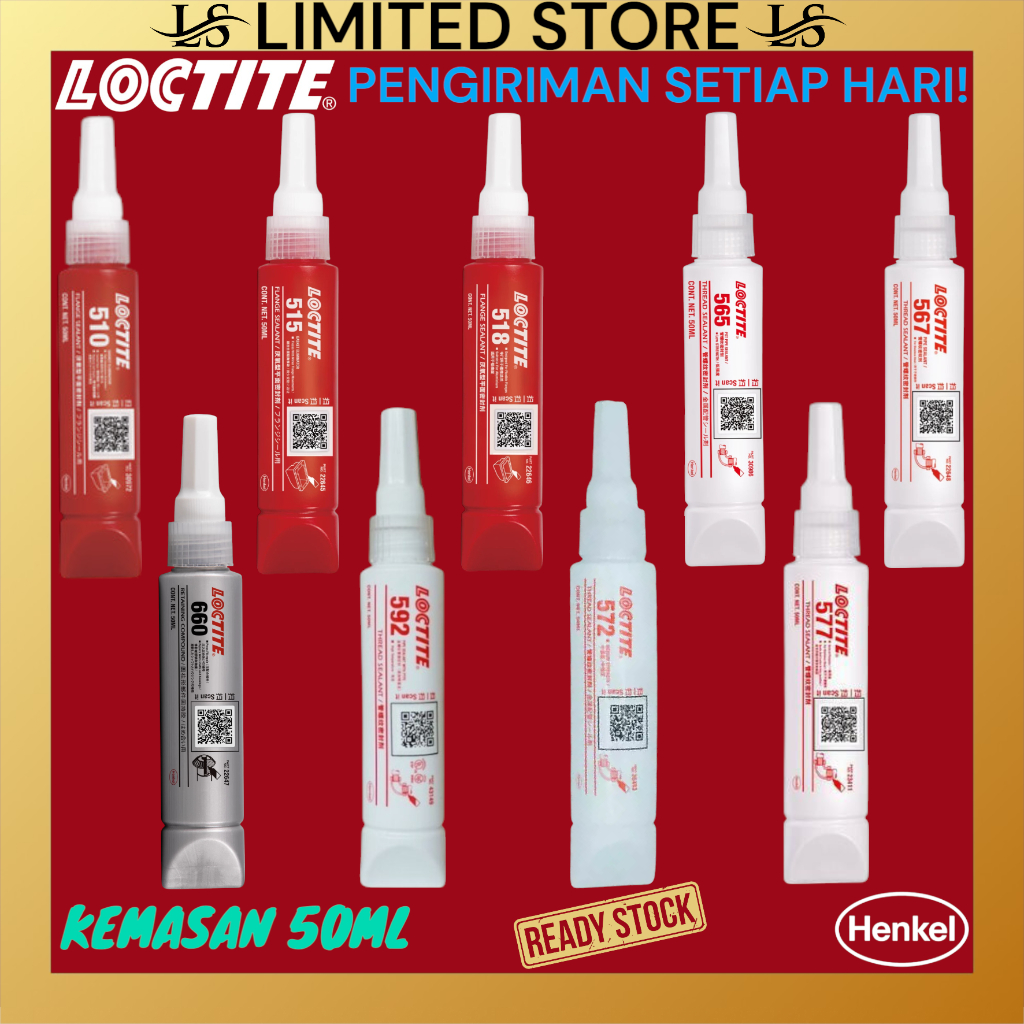 Jual Lem Flange Sealant, Thread Sealant, Retaining Compound 510 - 515 ...