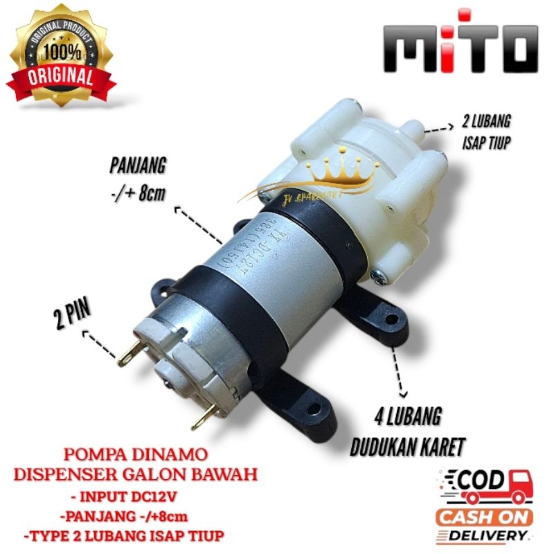 Jual DINAMO POMPA DISPENSER GALON BAWAH | DISPENSER MITO MD-666 MD-777 ...