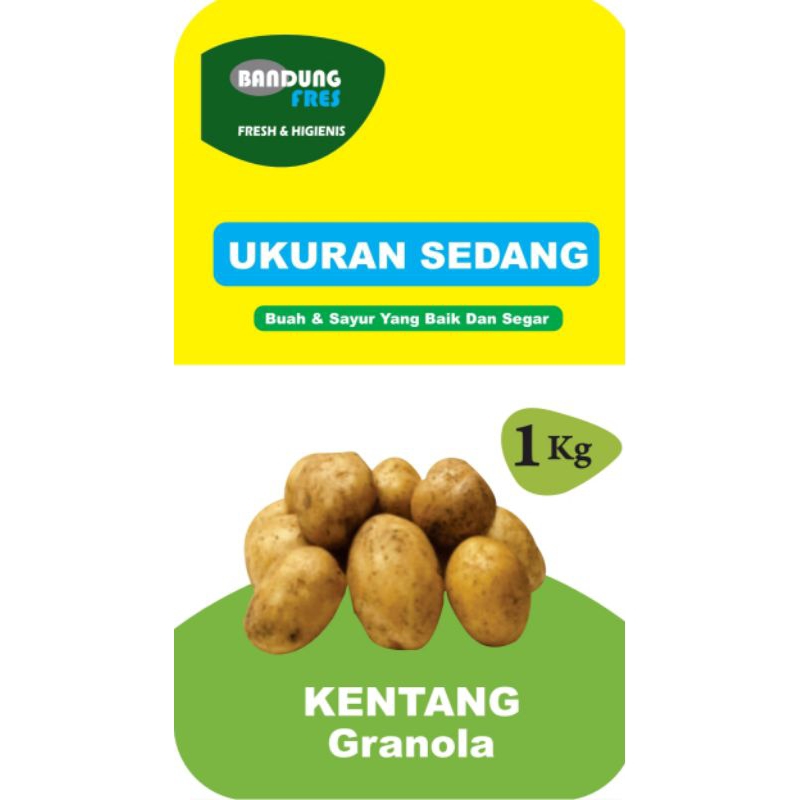 Jual kentang segar [ Ukuran Sedang 1 kg ] | Shopee Indonesia