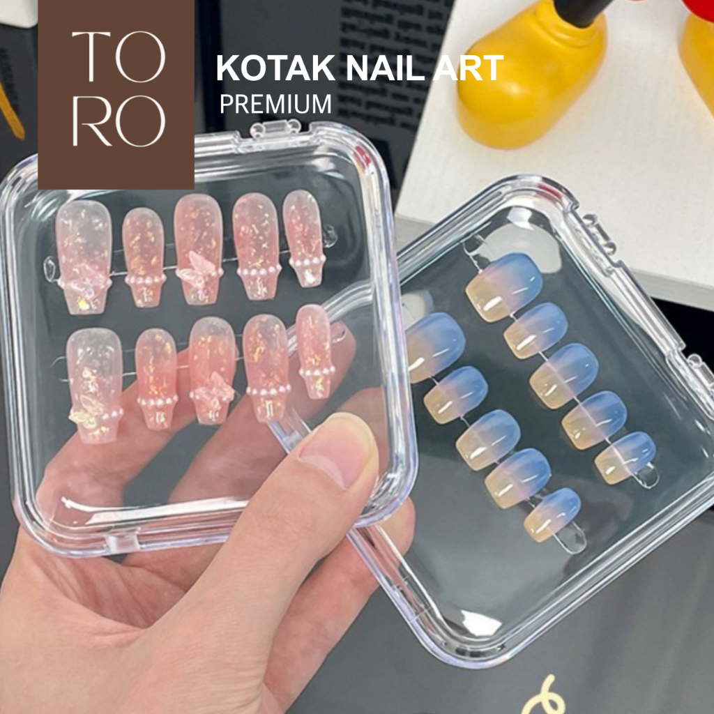 Jual TORO - KOTAK NAIL ART | NAIL ART PACKING | ACRYLIC BOX PREMIUM ...