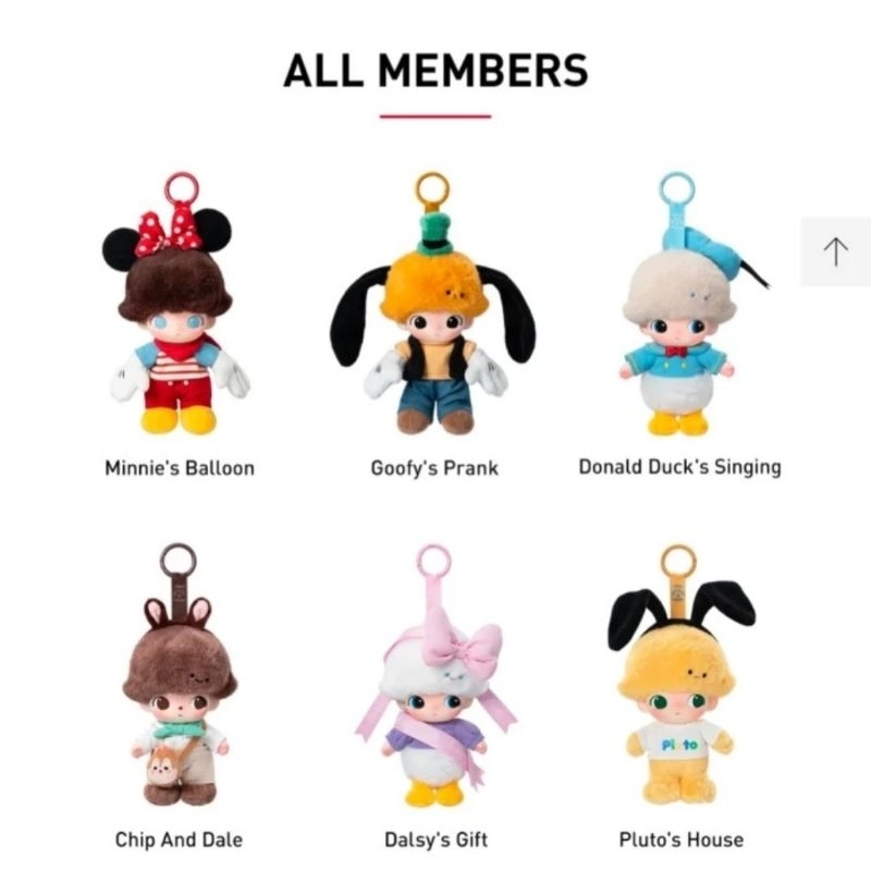 Jual Popmart DIMOO World Disney Vinyl Plush Keychain Pop Mart Dimoo TV ...