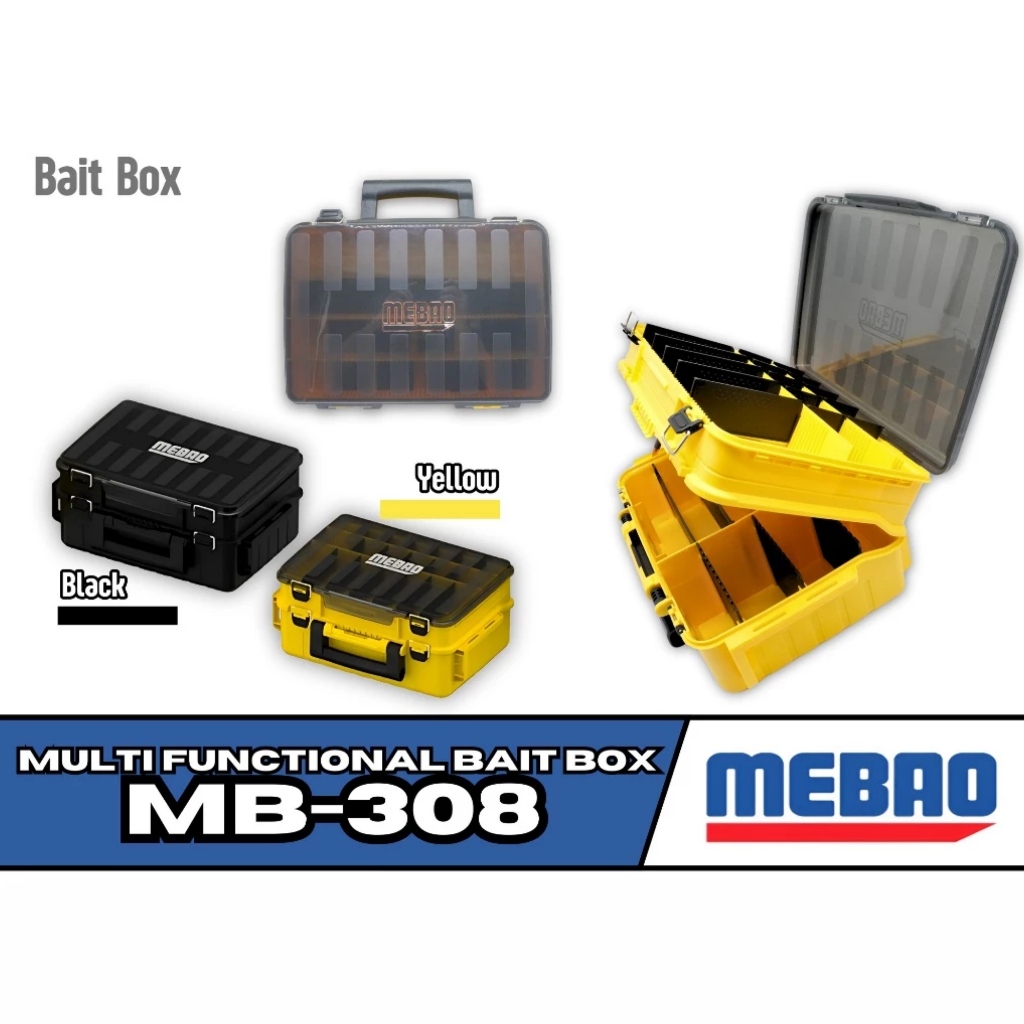 Jual Box Alat Pancing Mebao MB-308 / Bait Box / Tackle Box / Kotak Alat ...