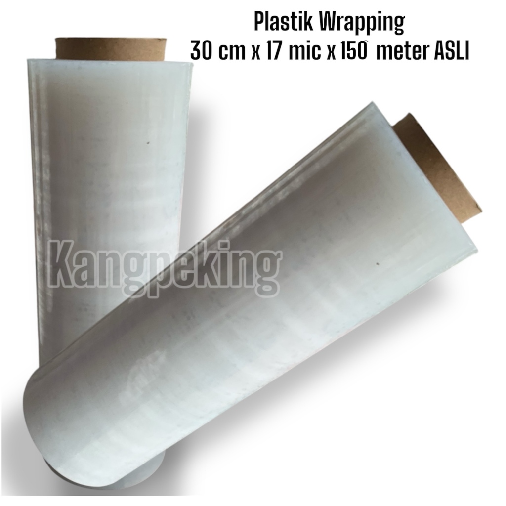 Jual Plastik Wrapping 30 cm x 17 Micron x 150 meter / Stretch Film ...