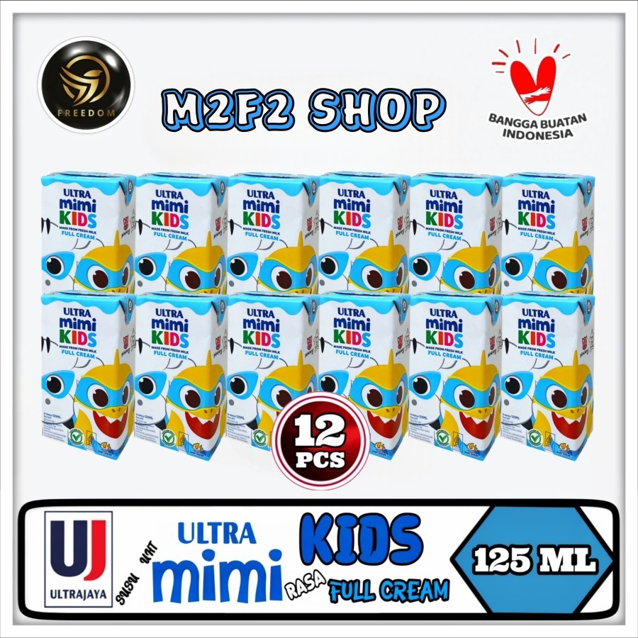 Jual Susu Ultra Milk Mimi Kids Kotak UHT Rasa Full Cream - 125 ml ...