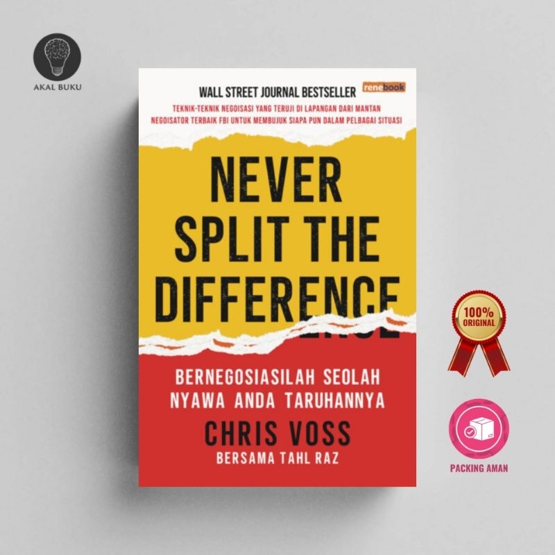 Jual Never Split The Difference - Chris Voss | Shopee Indonesia