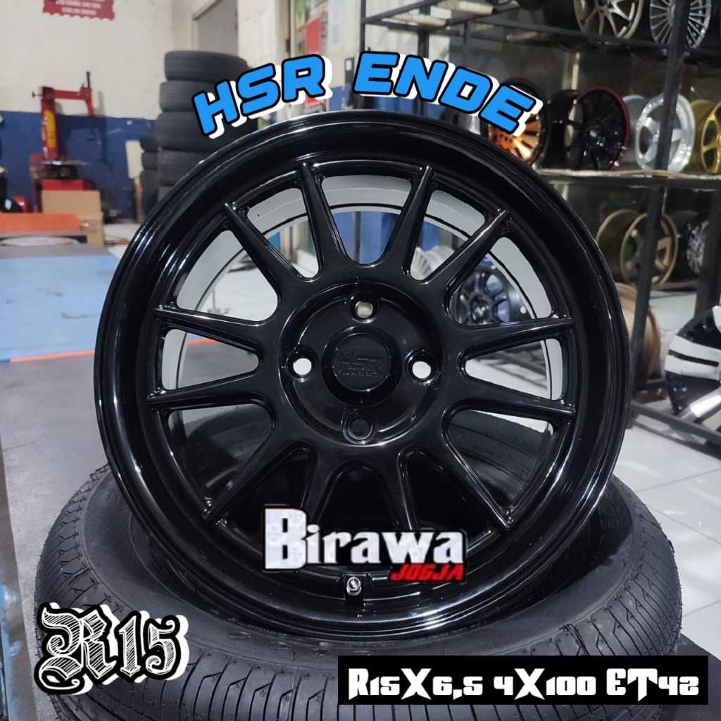 Jual Velg Hsr Ende Ring 15 Pcd 4X100 Et42 Untuk Velg Mobil Mobilio Brio Jazz Yaris Vios City ...