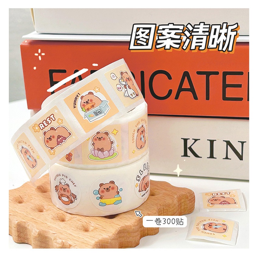 Jual [SH] Stiker Thank You Capybara / Stiker Ucapan Capybara / Stiker ...