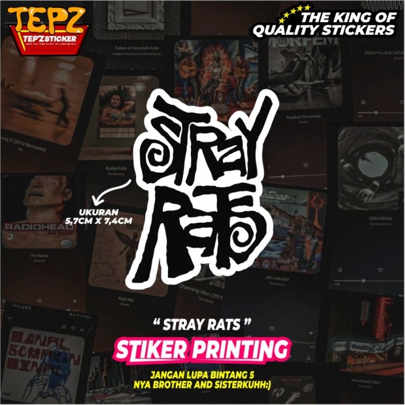 Jual STIKER STICKER (STRAY RATS) STIKER BAND|STIKER METAL|STIKER TUMBLR ...