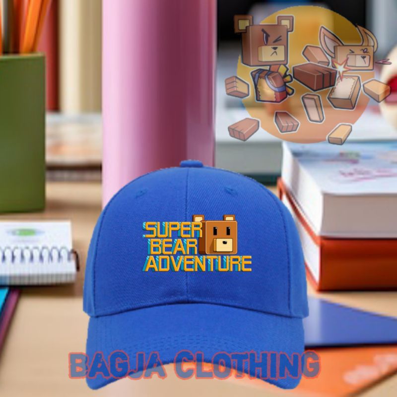 Jual Topi anak Baseball Super Bear Adventure Logo | Shopee Indonesia