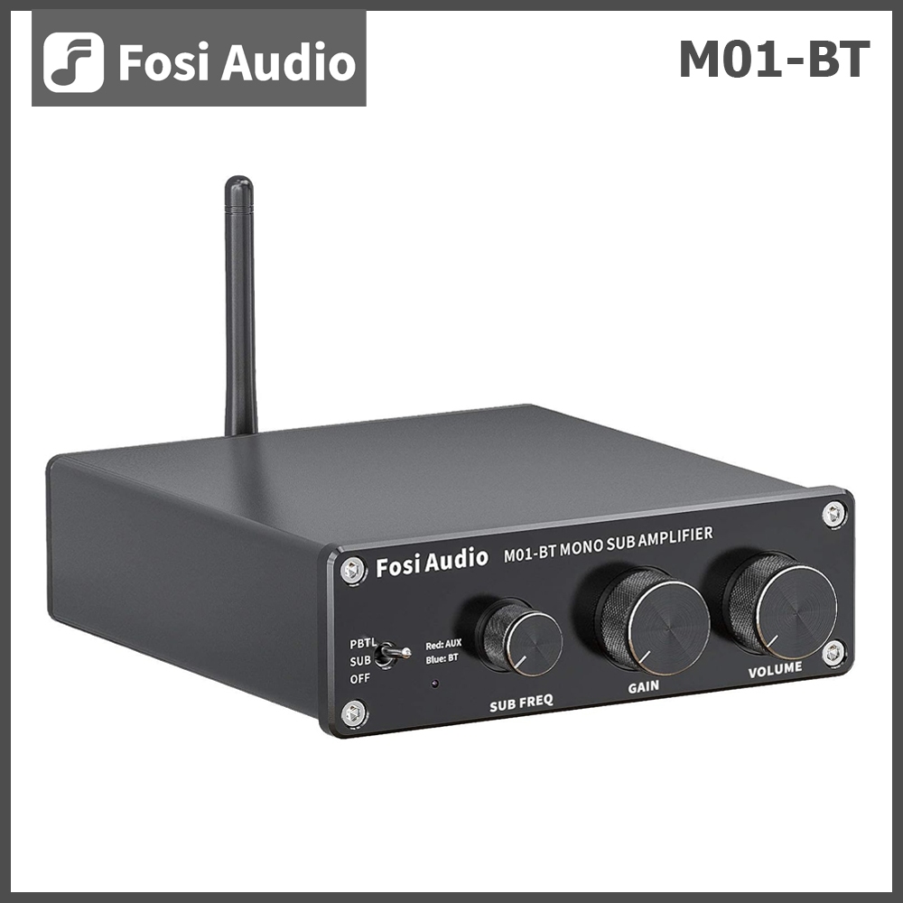 Jual Fosi Audio M01-BT Subwoofer Amplifier Mono Channel 300W TDA7498E ...