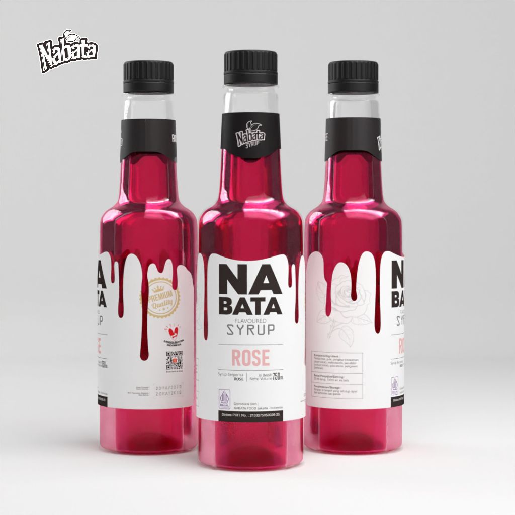 Jual Sirup Rose Premium 750ml Nabata Drink - Syrup Rose Untuk Es buah ...