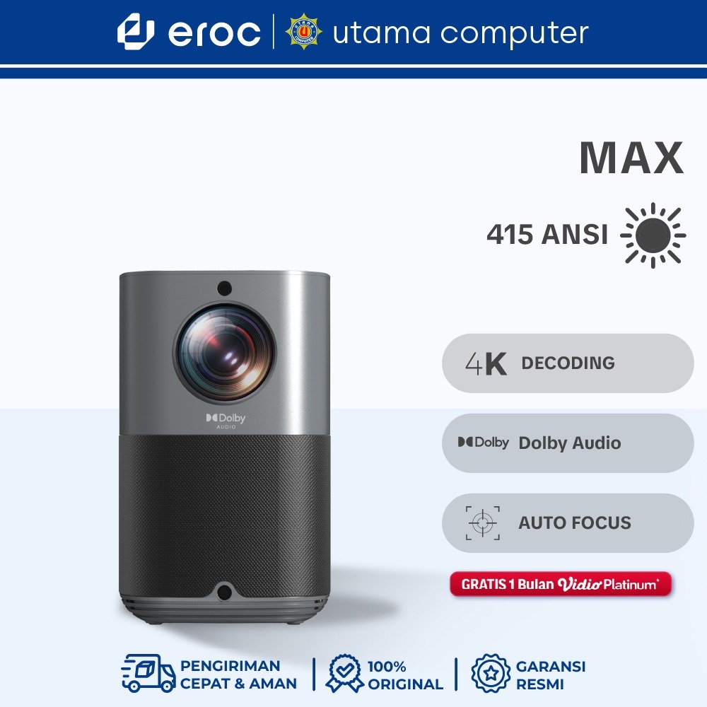 Jual Proyector Eroc Max Netflix | Shopee Indonesia