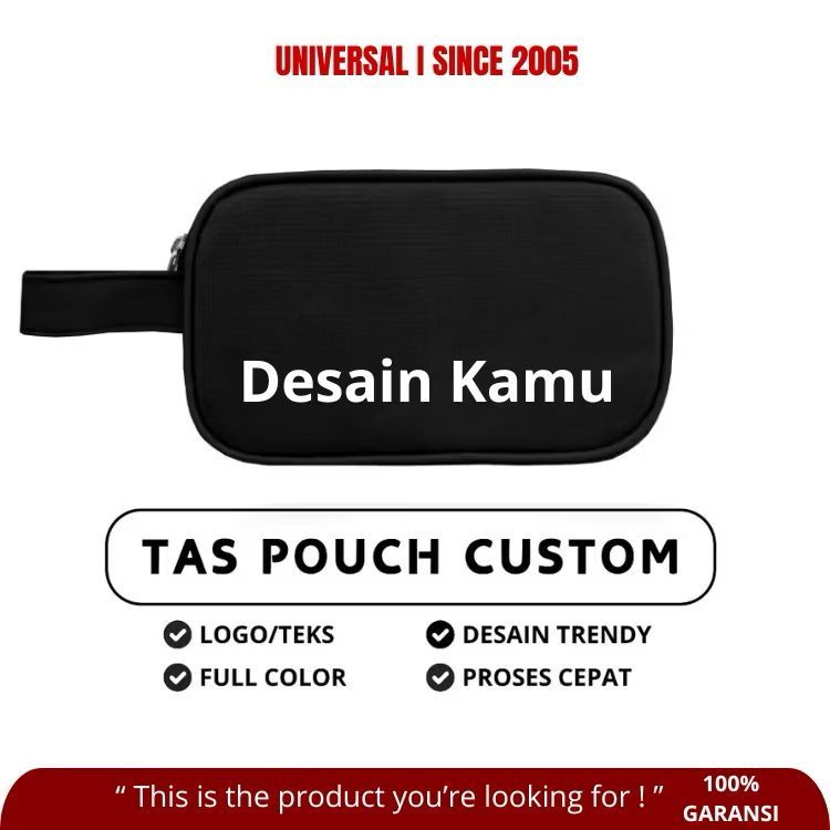 Jual Tas Pouch Custom Pouch Custom Eksklusif Untuk Promosi Bisnis ...