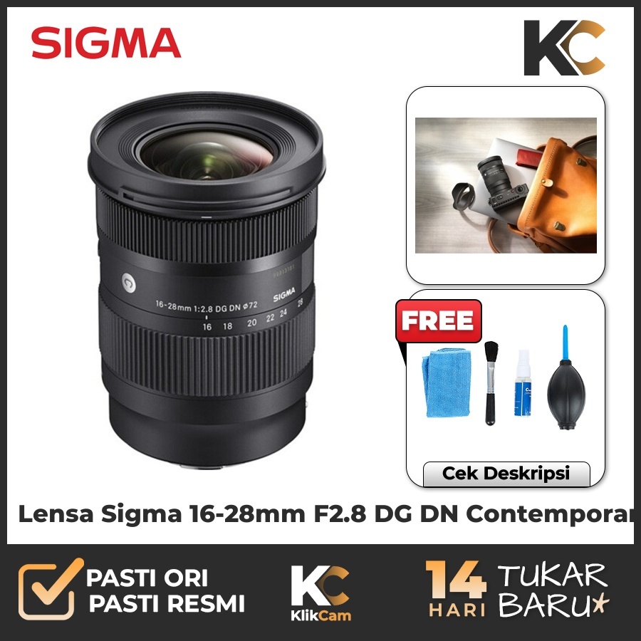 Jual Lensa Sigma 16-28mm F2.8 DG DN Contemporary Garansi Resmi | Shopee ...