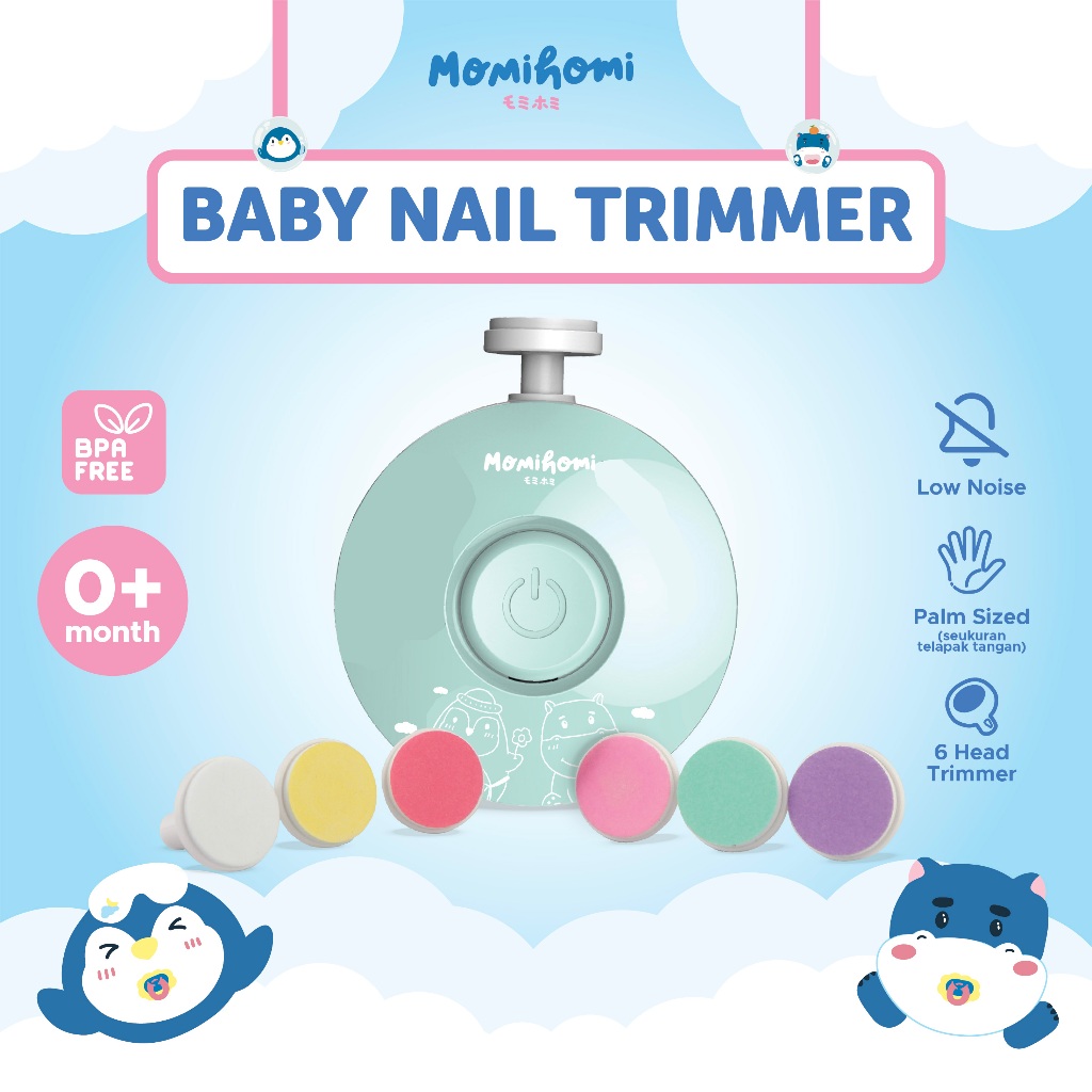 Jual MOMI HOMI - Baby Set nail trimmer electric gunting kuku bayi 02 Manicure Set Gunting Kuku ...