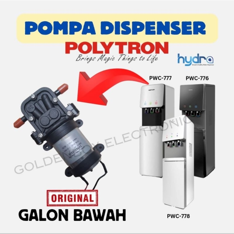 Jual pompa dispenser polytron PWC-778 PWC-777 PWC-776 | Shopee Indonesia