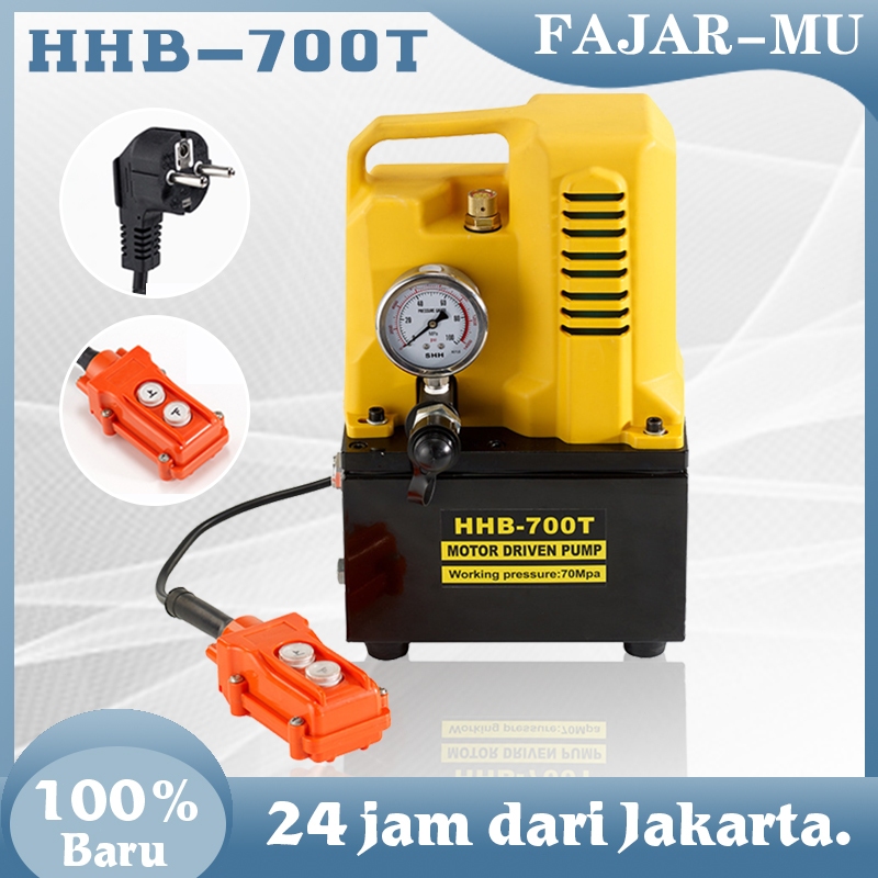 Jual Pompa Hidrolik Elektrik HHB-700T Hydraulic Power Pack 2L Mesin Pompa Hidrolik Motor Driven ...
