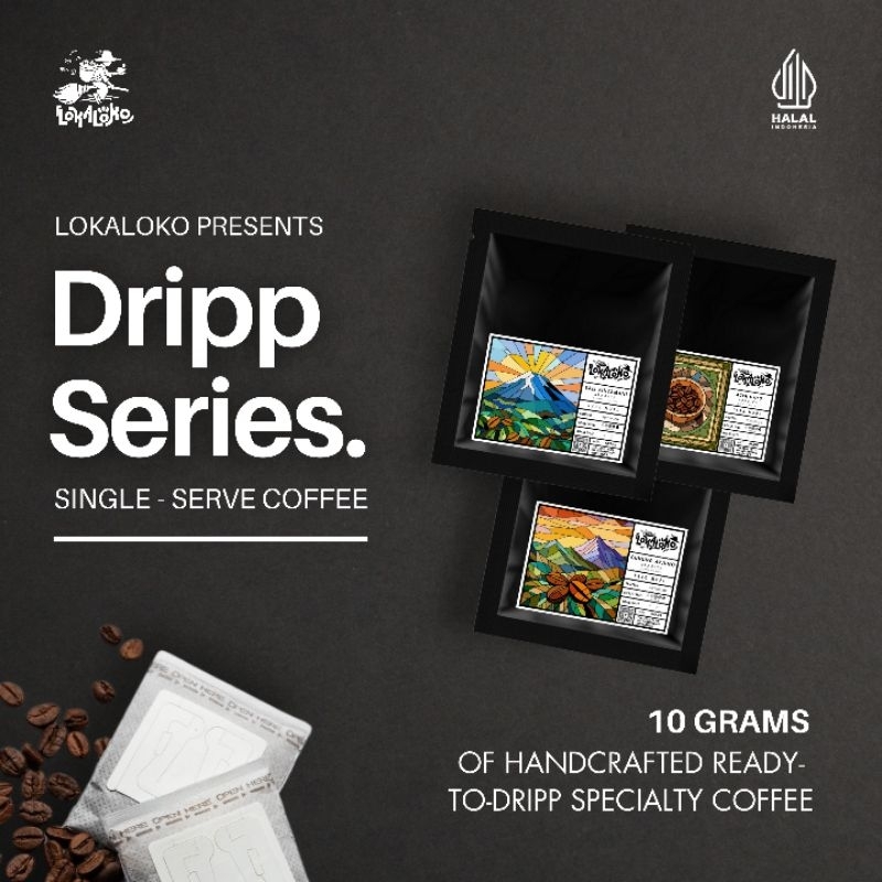 Jual Kopi Drip Bag Robusta Arabica [ECER] - Sachet 10 gram single-serve ...