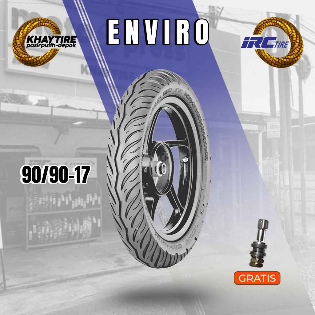 Jual Satuan Ban Motor Bebek IRC ENVIRO 90/90 Ring 17 Tubeless | Shopee ...