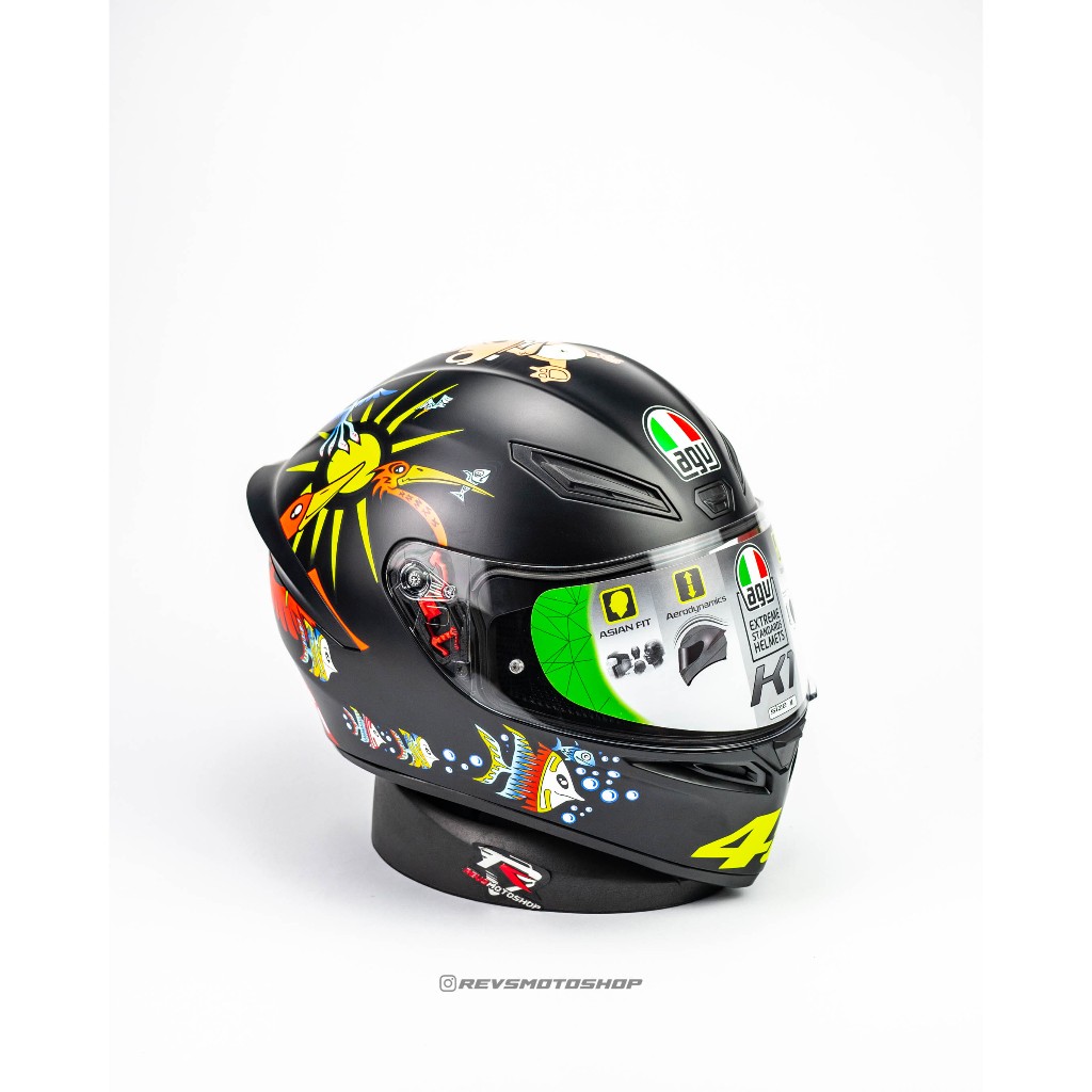 Jual AGV K1 VR46 ZOO BLACK - ORIGINAL (PROMO) | Shopee Indonesia