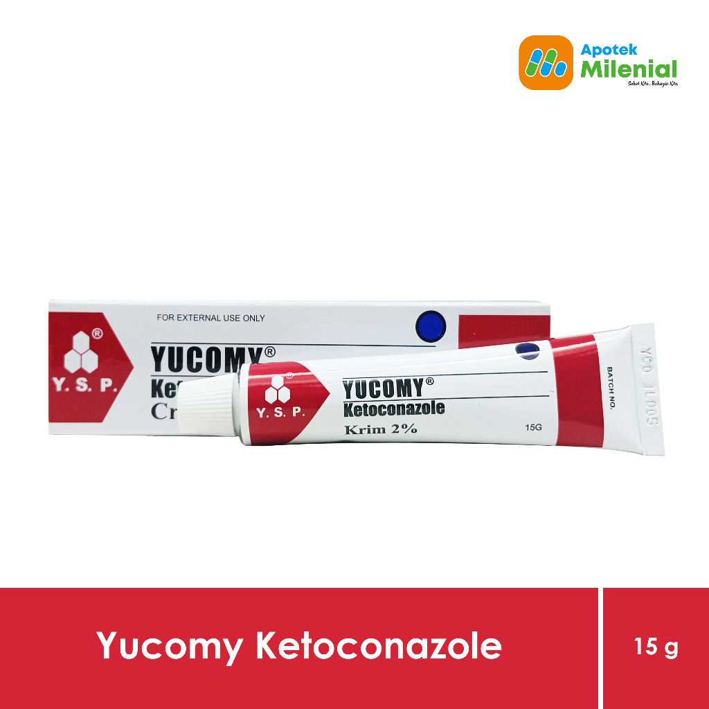 Jual Yucomy 2% Krim 15 g / Ketoconazole 2% Mengobati Kadas Kurap Jamur ...