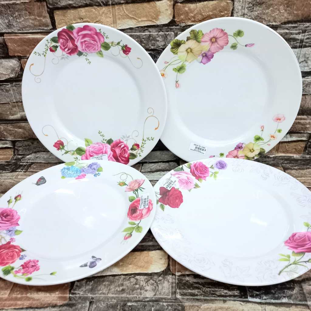 Jual Piring Bulat 10" Ceper Rose 119 PB-10C USK | Piring Makan Bulat ...