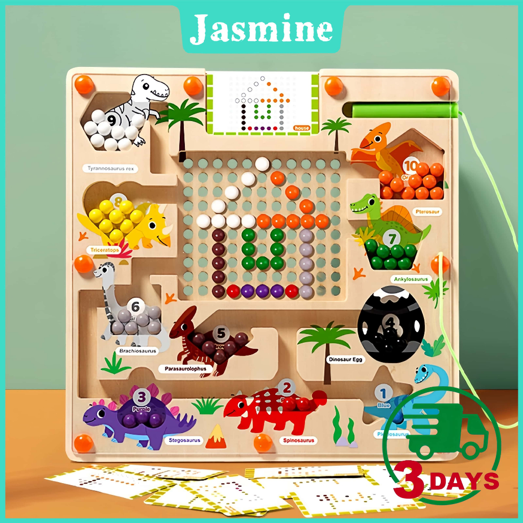 Jual Mainan Edukasi Papan Magnetik Berhitung Magnetic mazes game Mainan ...