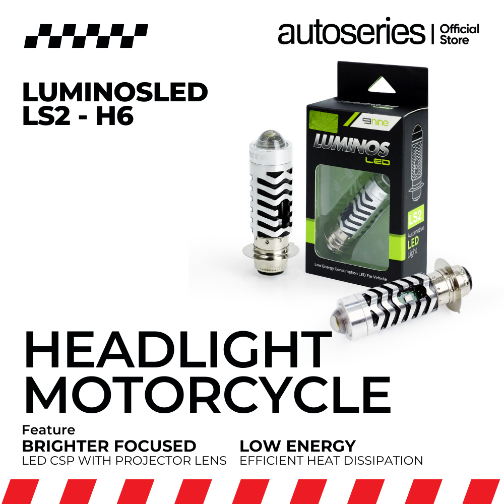 Jual Lampu Motor H6 LED 13 Watt Mini Laser Super Terang Putih Kuning LS2 - LUMINOSLED AUTOSERIES ...