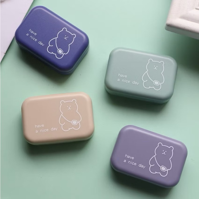 Jual MINI TRAVEL KIT ( BEAR ) | Shopee Indonesia