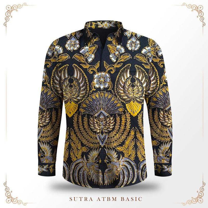 Jual Kain Batik Tulis Sutra Atbm Basic Kemeja Pria Exclusive - BS 07 ...