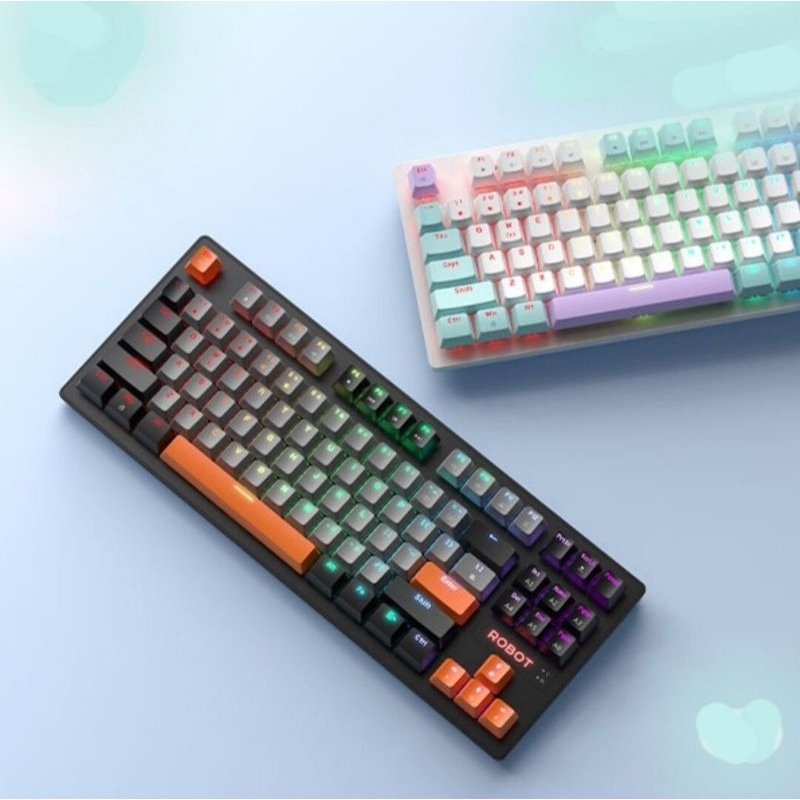 Jual ROBOT WORKMATE III WIRED LUMINOUS MECHANICAL KEYBOARD | Shopee ...