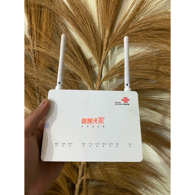 Jual Wireless Ont/Onu Epon F477 V2 Original dengan 2 Antena - include ...