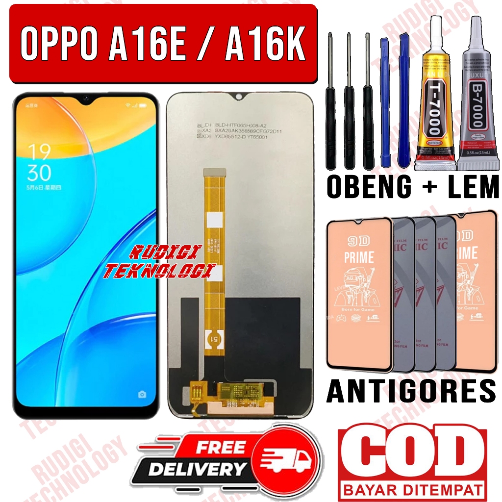 Jual Lcd Oppo A16E / A16K Original Oem Fullset Lcd Touchscreen | Shopee ...
