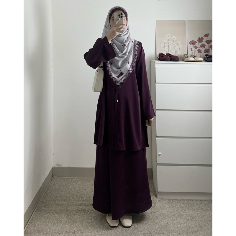 Jual Valeeqa Oneset | set rok tunik melayu RESTOCK | Shopee Indonesia