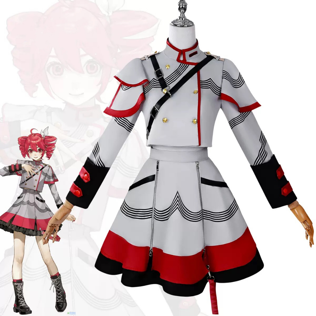 Jual Kasane Teto Cosplay Vtuber Synthesizer V Costume Wig Pink and Blue ...