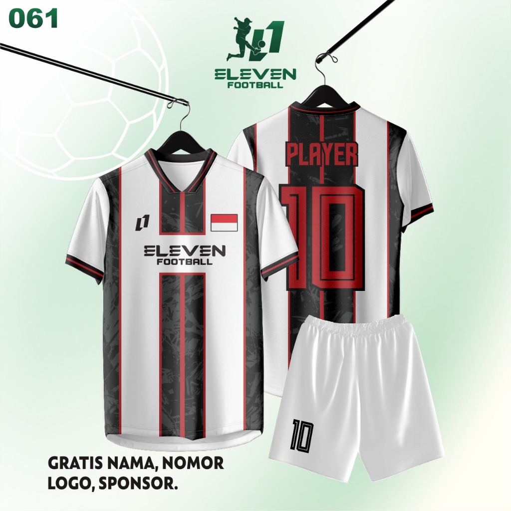 Jual ELEVEN FOOTBALL Baju Kaos Jersey Sepakbola Printing Custom Nama ...