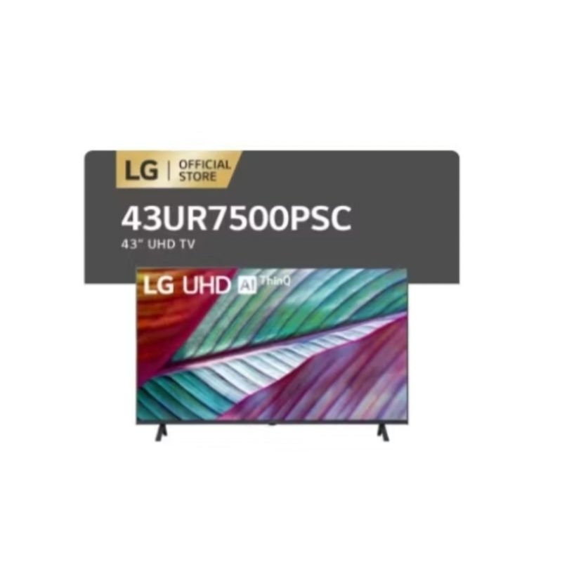 Jual LG 43UR7500 SMART TV LED 43 INCH 4K UHD DIGITAL DVB-T2 | Shopee ...