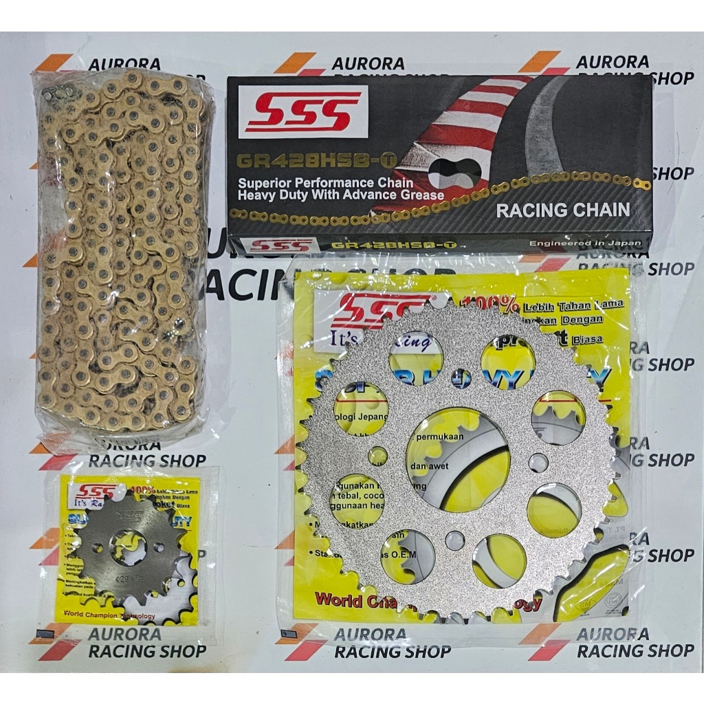 Jual GEAR SET SSS NEW CB 150 R / CB 150 R / CBR 150 R / SONIC 150 R / GTR 150 R / VERZA / TIGER ...