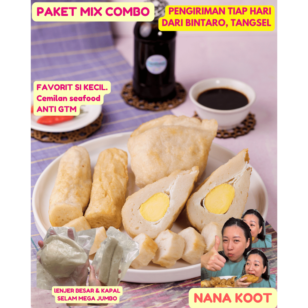 Jual KAPAL SELAM MEGA JUMBO & LENJER BESAR - PEMPEK LAMPUNG - COMBO MIX ...